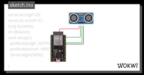 nodemcu ultrasonic wokwi esp32 stm32 arduino simulator