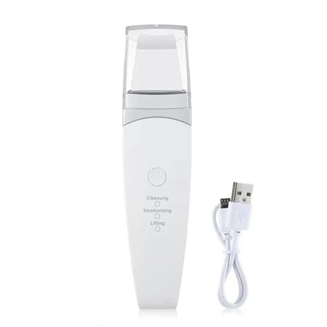 Hailicare 초음파 필링 기계 스킨 케어 페이셜 클렌저 블랙헤드 클리닝 장치 Ems 미세 전류 초음파 스크러버