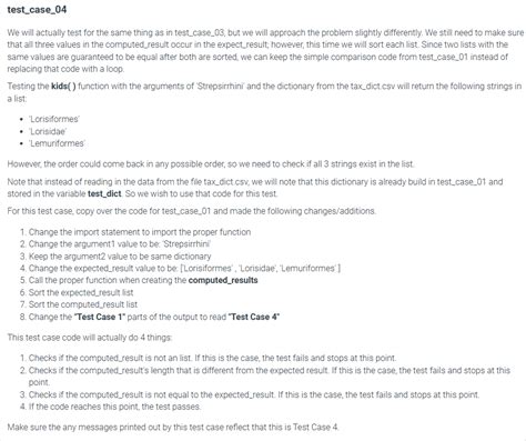 Solved Test Case For The First Test Case Function Named Chegg