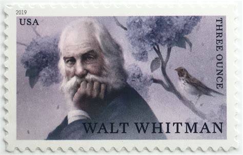 Usa Amerika 2019 Nr 5650 Walt Wihitman Berühmter Dichter Journalist Lyriker · Briefmarkenhaus Engel