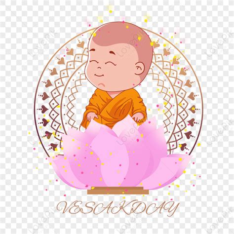 부처님 크리스마스 일러스트 축제 황금 그라디언트 테두리 생일조명 효과불교 Png 일러스트 무료 다운로드 Lovepik