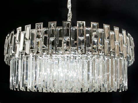 Класична кришталева люстра в сучасному стилі колір хром на 12 ламп 1037 800hr Ls ціна 9180