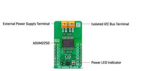 MikroE I C Isolator Click Board MIKROE Debug Store