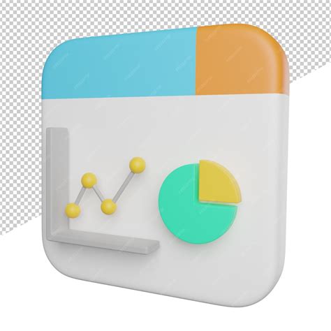 premium psd bar chart insight a square with a chart and a pie chart
