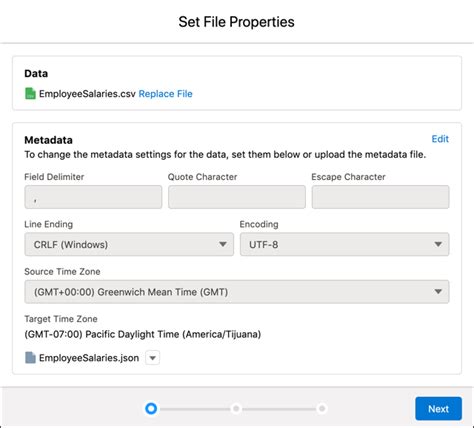 Stage CSV Data In Datasets