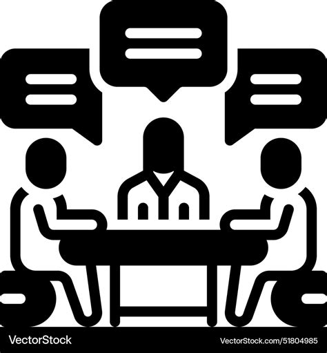 Discussion Royalty Free Vector Image - VectorStock