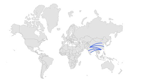 Adding Arc Layer In Maps Control Syncfusion