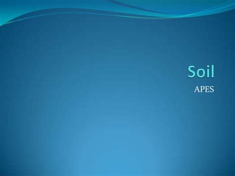 Soil Ppt PPTX Gardening Home Garden