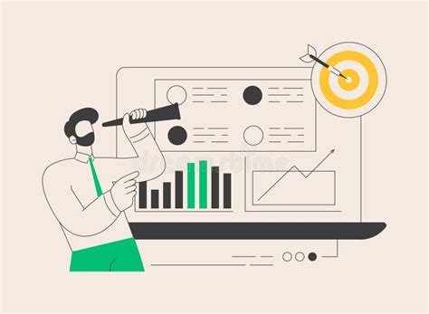 Data Driven Marketing Abstract Concept Vector Illustration Stock