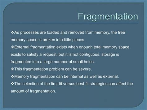 Contiguous Memory Allocationpptx Operating Systems Computer Software And Applications