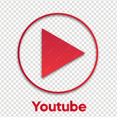 Premium Vector Youtube Icon Without Background