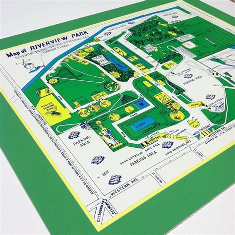 Map Of Riverview Park Riverviewpark Chicago History Th Flickr