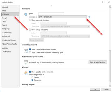 How To Change Time Zone And Language In Outlook