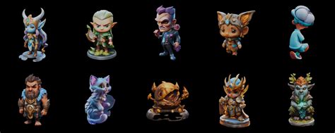 Artstation Roots Loot Super Start Fbx 3d Models 250 Basemesh Pack 5