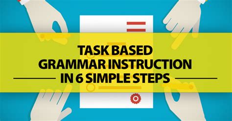 How To Plan A Task Based Grammar Lesson 6 Easy Steps Moundir Al Amrani