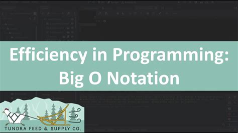 A Brief Introduction to Efficiency in Programming - Big O Notation - YouTube