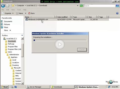 Screencast How To Install Windows Server 2008 Hyper V Rtmenabling Windows Server 2008 Hyper V