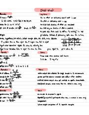 Statistics Cheatsheet Concepts And Formulas Course Hero