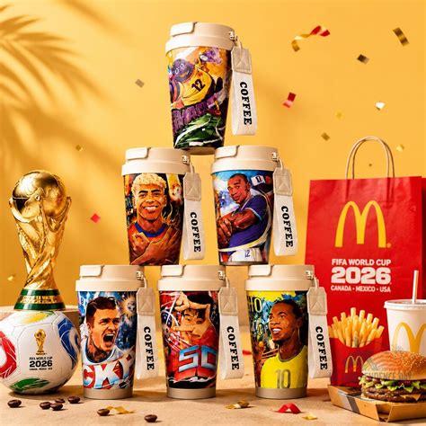 Fifa World Cup 2026 Mcdonalds 18oz Cup Limited Edition Lamine Yamal