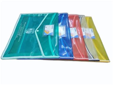 Plastic Stitching Button Folder Paper Size A4 At 35 Piece In Chennai