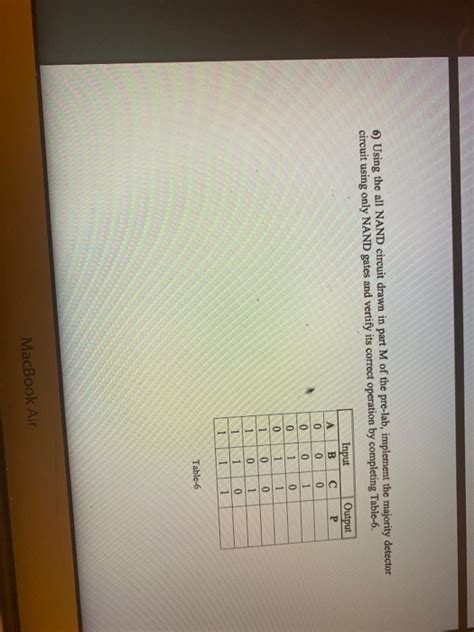 Solved Using The All NAND Circuit Drawn In Part M Of The Chegg