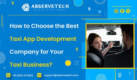 how to choose an taxi app development company abservetech