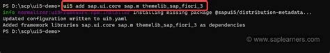 getting started with ui5 tooling