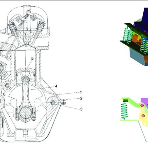 The Hinged Vcr Engine Download Scientific Diagram