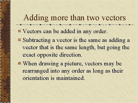 Vectors And Projectile Motion Chapter 3 Adding Vectors