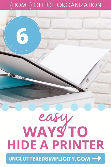 Home Office Organization 6 Easy Ways To Hide A Printer Artofit