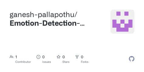 Github Ganesh Pallapothu Emotion Detection System