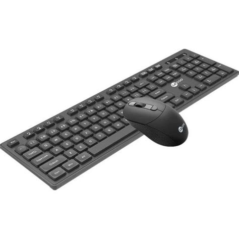 Kit Teclado E Mouse Lecoo Kw201 Sem Fio Preto Carrefour