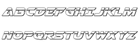 airstrike bullet regular font