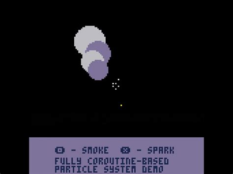 A Coroutine Based Particle System