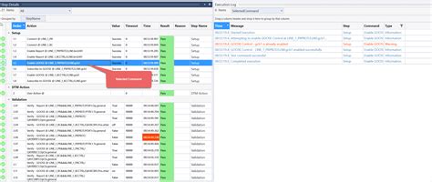 Execution Log Execution Log