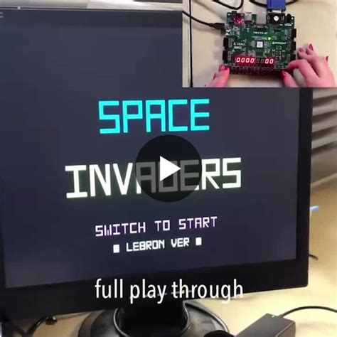 Built Space Invaders On Fpga With Verilog And Vivado Ayleen Perez