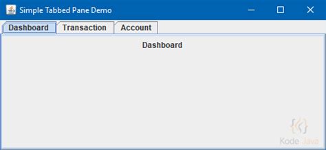 How Do I Create A Simple Jtabbedpane Learn Java By Examples