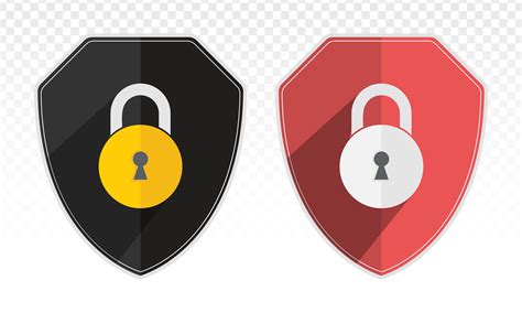 Security Shield Or Virus Shield Lock Icon With Line Art For Apps And Websites 26739105 Vector