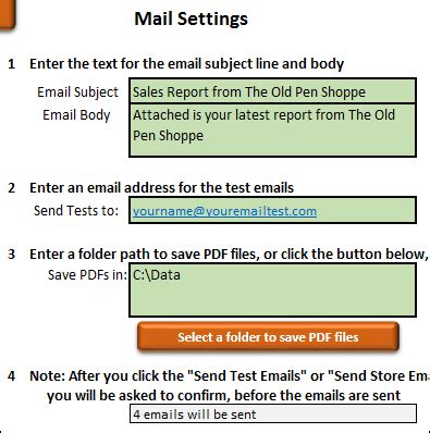 Send Email With PDF Attachment From Excel Contextures Blog