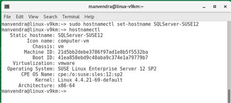 Change The Host Name For Linux Server On Red Hat SuSE Or Ubuntu