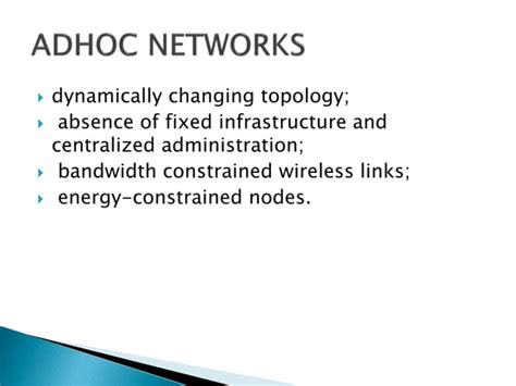 Mobile Ipdhcpadhoc Routing Protocols Ppt
