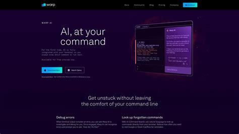 warp modern ai integrated terminal for developers creati ai