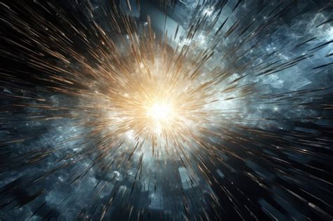 Premium Photo Illustration Burst Bright Abstract Background Wallpaper Glowing Energy Space