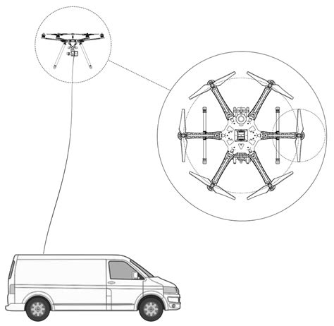 An Unmanned Hexacopter Flight Module Of A Tethered High Altitude Download Scientific Diagram