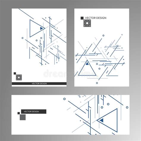 Geometric Pattern Background Vector Abstract Lines And Triangles Creative Template Design