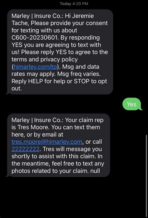 Opt In And Opt Out Workflow For Texting Hi Marley