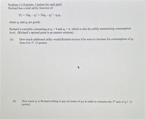 solved problem 3 10 points 5 points for each part