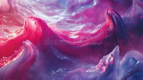 Dynamic Abstract Waves In Vibrant Colors Create A Flowing Visual