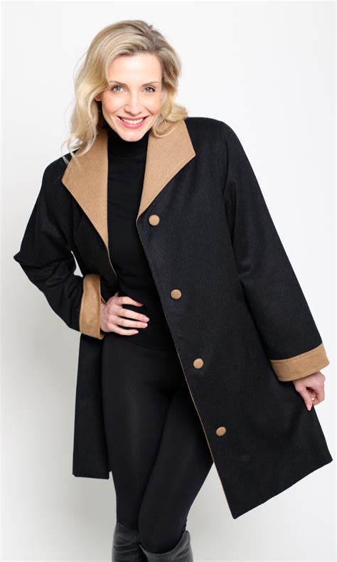Ladies Knee Length Loden Coat Cocoon
