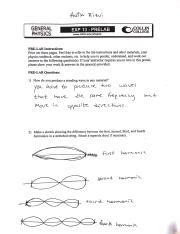 Lab 1 Waves On A String Prelab Pdf EXP 13 PRELAB Collln Edu Physl C COLLIN